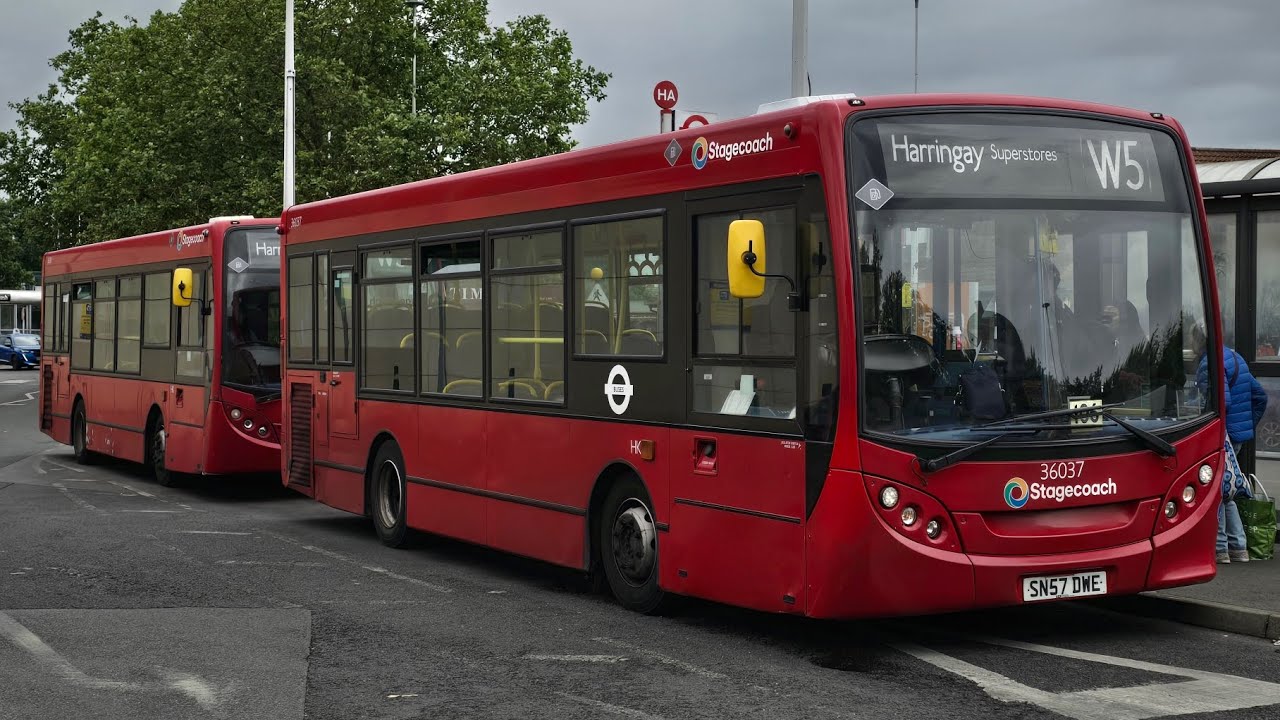 Stagecoach London Enviro 200s 36037 SN57DWE & 36038 SN57DWF ...