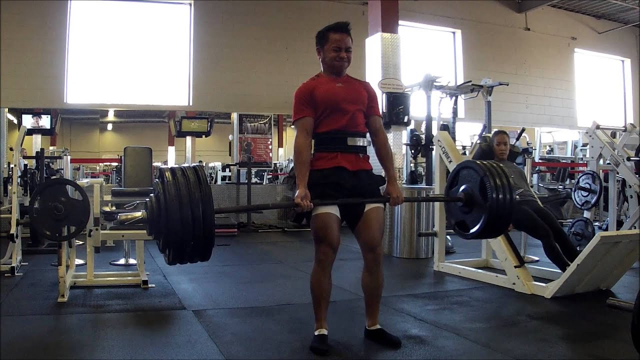 Deadlift: 440 lbs/ 200 kg x 3 (10-11-13) - YouTube