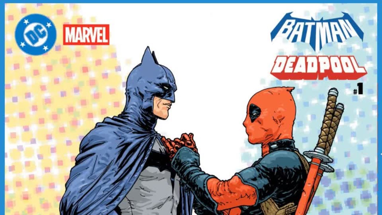 Desenho Deadpool Vs Batman