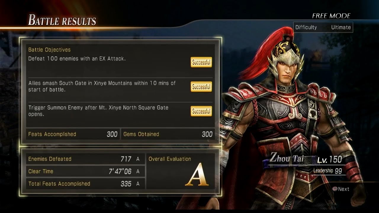 Assault at Xinye - Ultimate 3 Star Battle Objective - DW8XLCE PS3 - YouTube