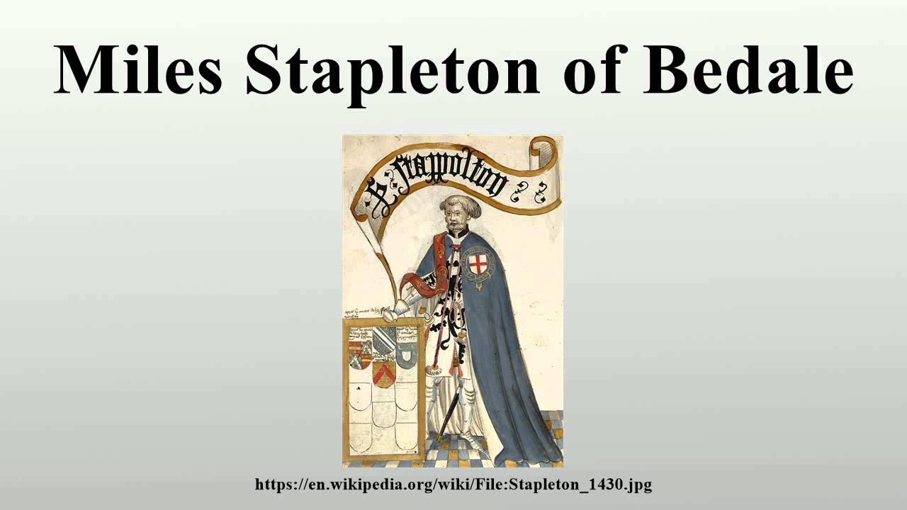 Miles Stapleton of Bedale - YouTube