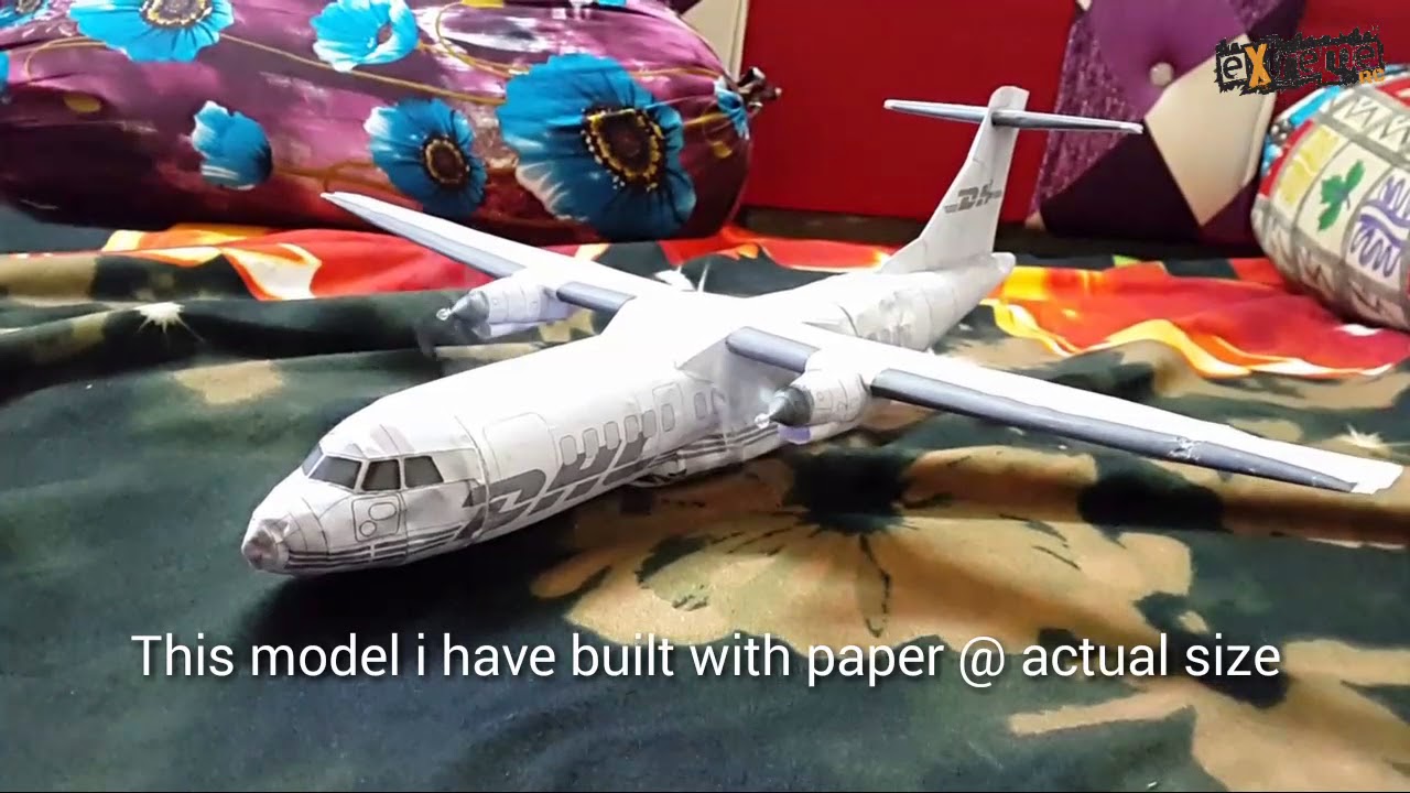 RC Plane - ATR 42 | Paper Plane - YouTube
