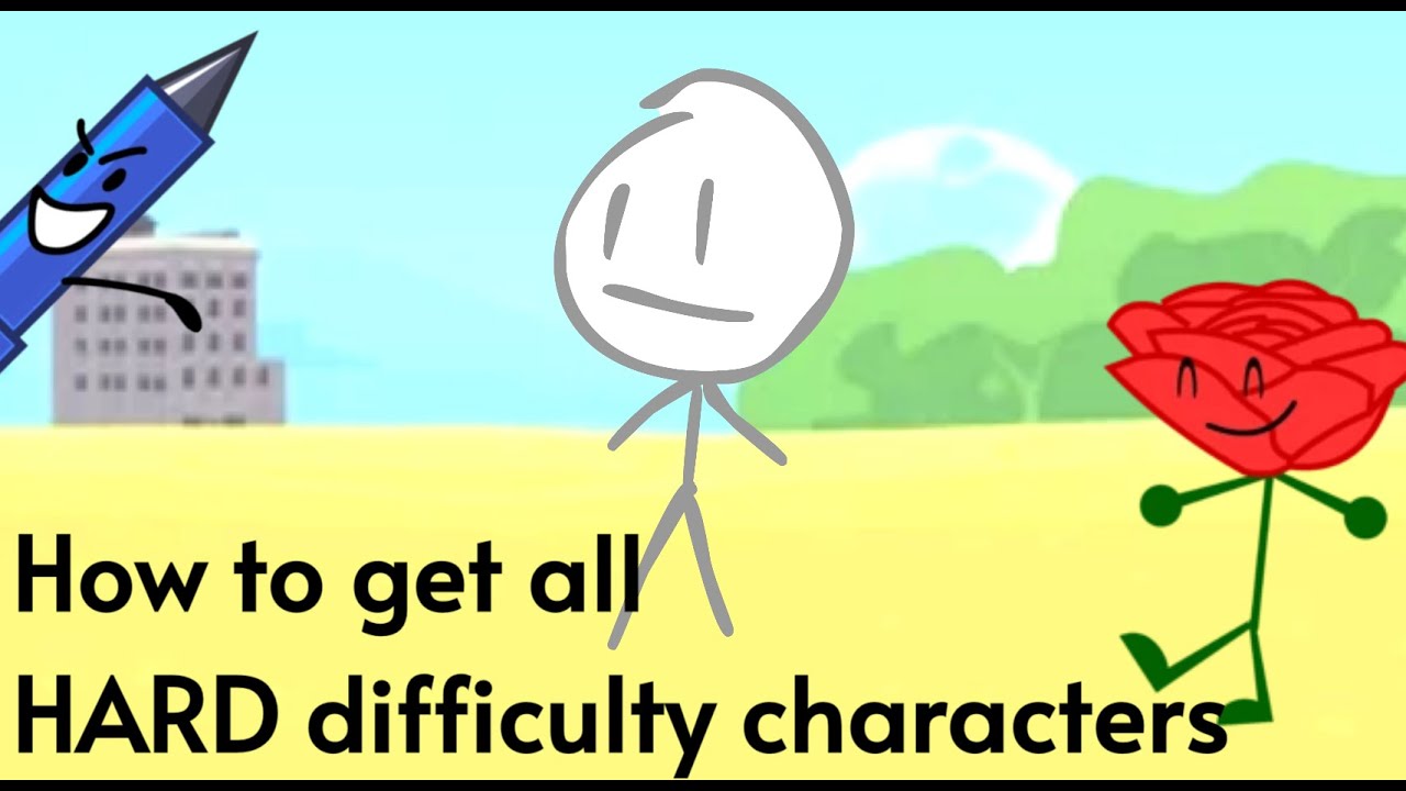 Find The BFB Characters: All Hard Difficulty - YouTube