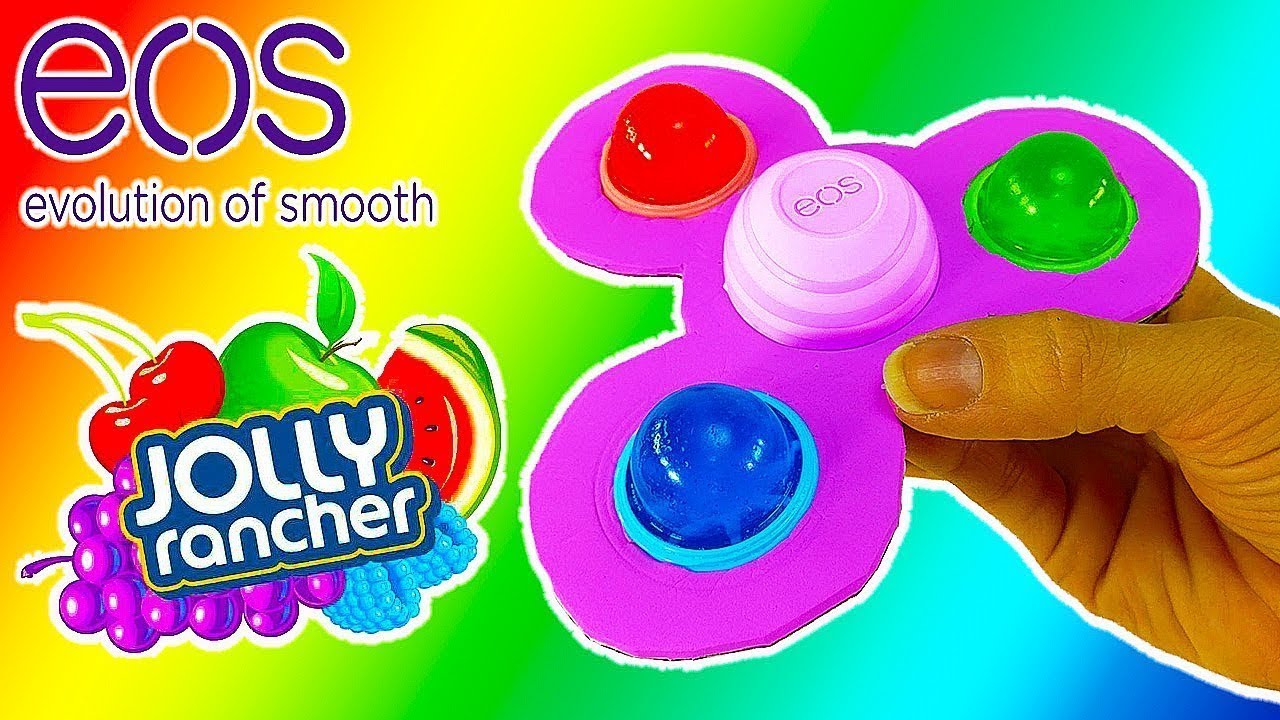 DIY GIANT EOS FIDGET SPINNER MADE WITH EDIBLE EOS JOLLY RANCHERS! NO ...