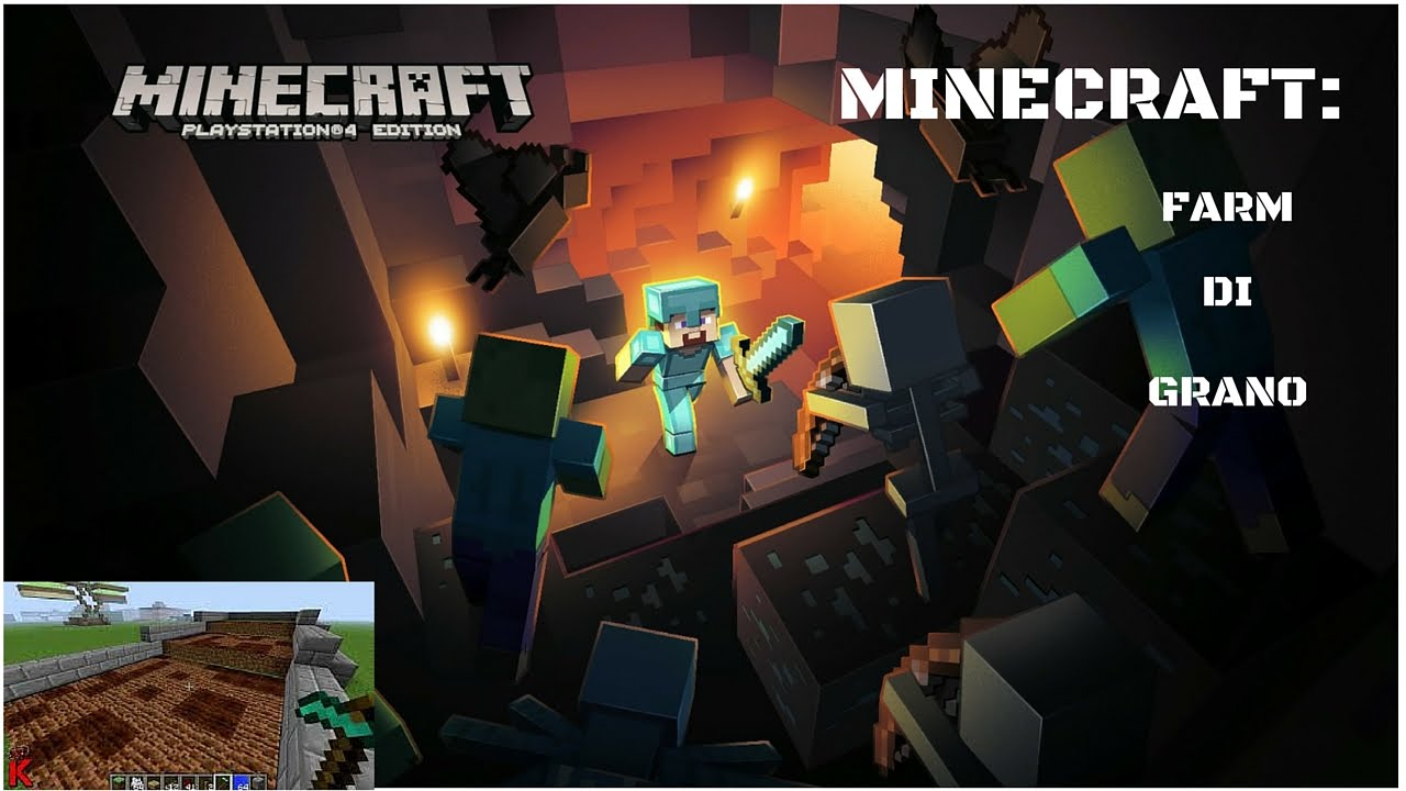 MINECRAFT TUTORIAL: Farm di grano - YouTube