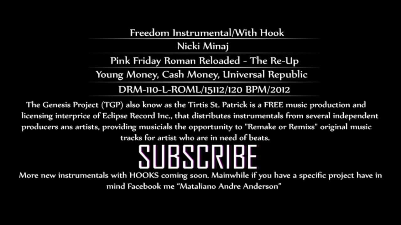 Nicki Minaj - Freedom Instrumental/With Hook - YouTube