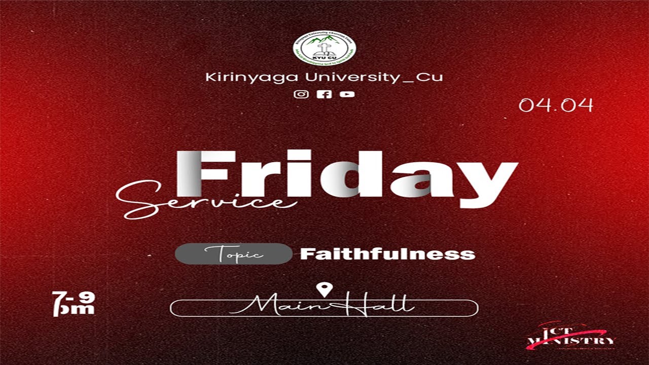 🔴LIVE: || FRIDAY SERVICE || FRIDAY 4TH APRIL 2025 - YouTube