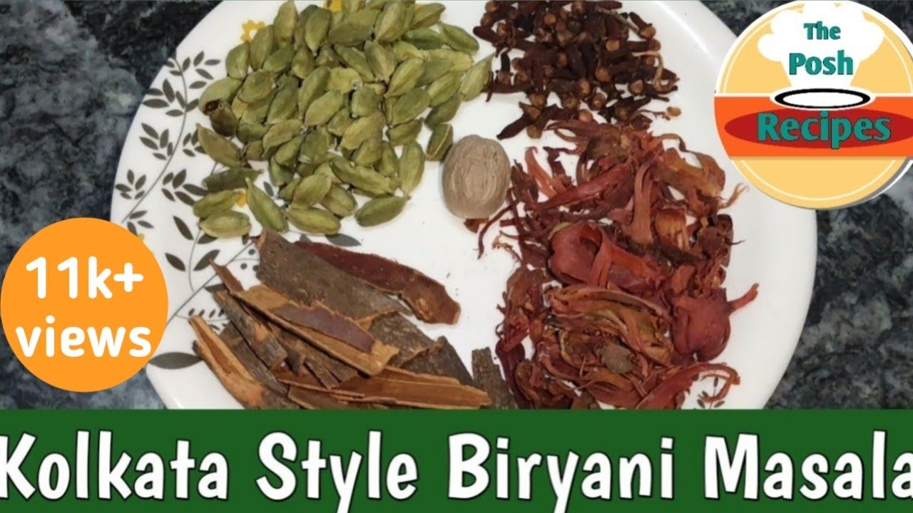 Kolkata Style Biryani Masala | How To Make Kolkata Biryani Masala ...