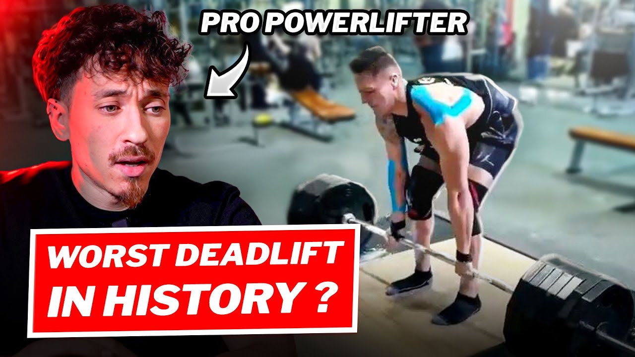 Pro Powerlifter Reacts to the WORST Deadlifts in HISTORY (how to fix ...