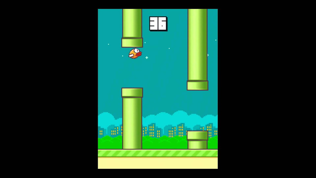 Flappy Bird New Best Score is 77 - YouTube