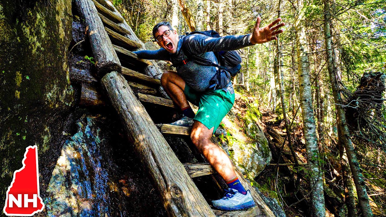 Hiking the TERRIFYING Ladders of the Mt Willey Range | White Mountains ...