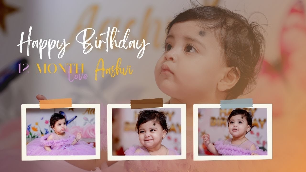 Aashvi Happy Birthday Cinematic Full Length Video - YouTube