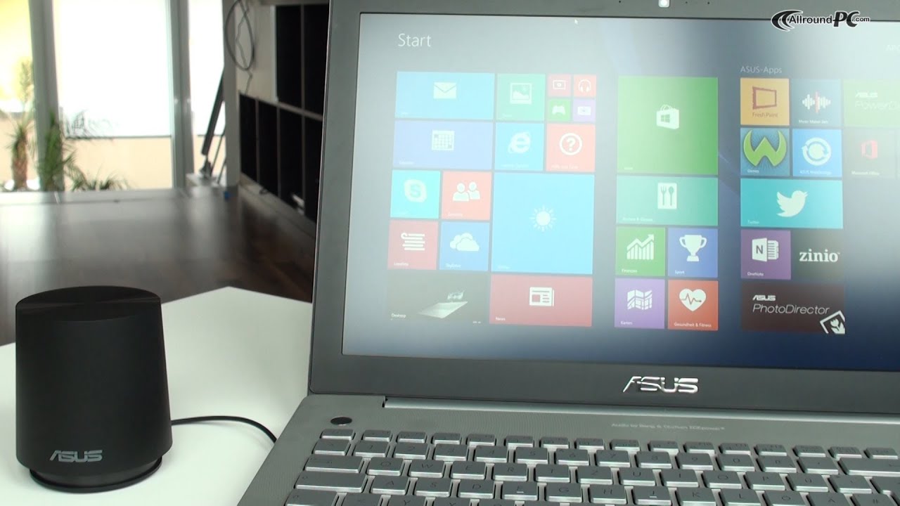 Asus N550JK Notebook Hands-On - YouTube