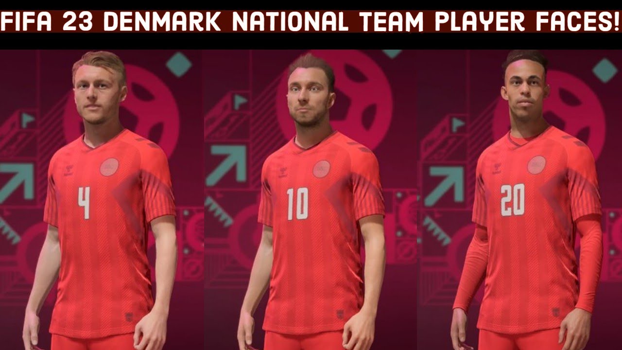 FIFA 23 | World Cup Mode | All Denmark National Team player faces ...