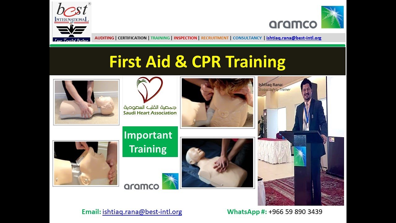 Saudi Aramco First Aid & CPR Training (PART 2) - YouTube