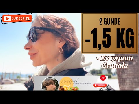 2 Günde 1.5 Kilo Verdim! Kahvaltıya Ev Yapımı Granola Tarifi | Sohbet-Günlük VLOG