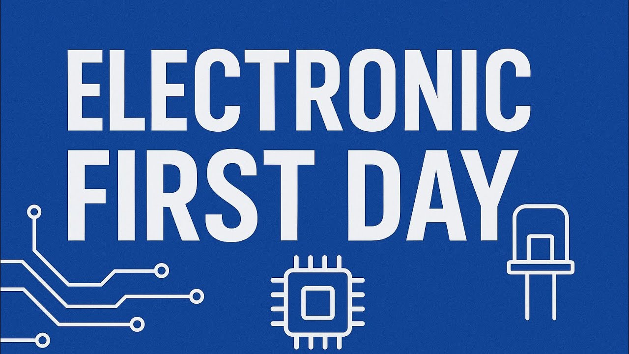 Electronic first day - YouTube