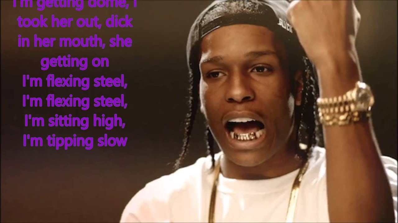 A$AP ROCKY : "PURPLE SWAG" (LYRICS) - YouTube