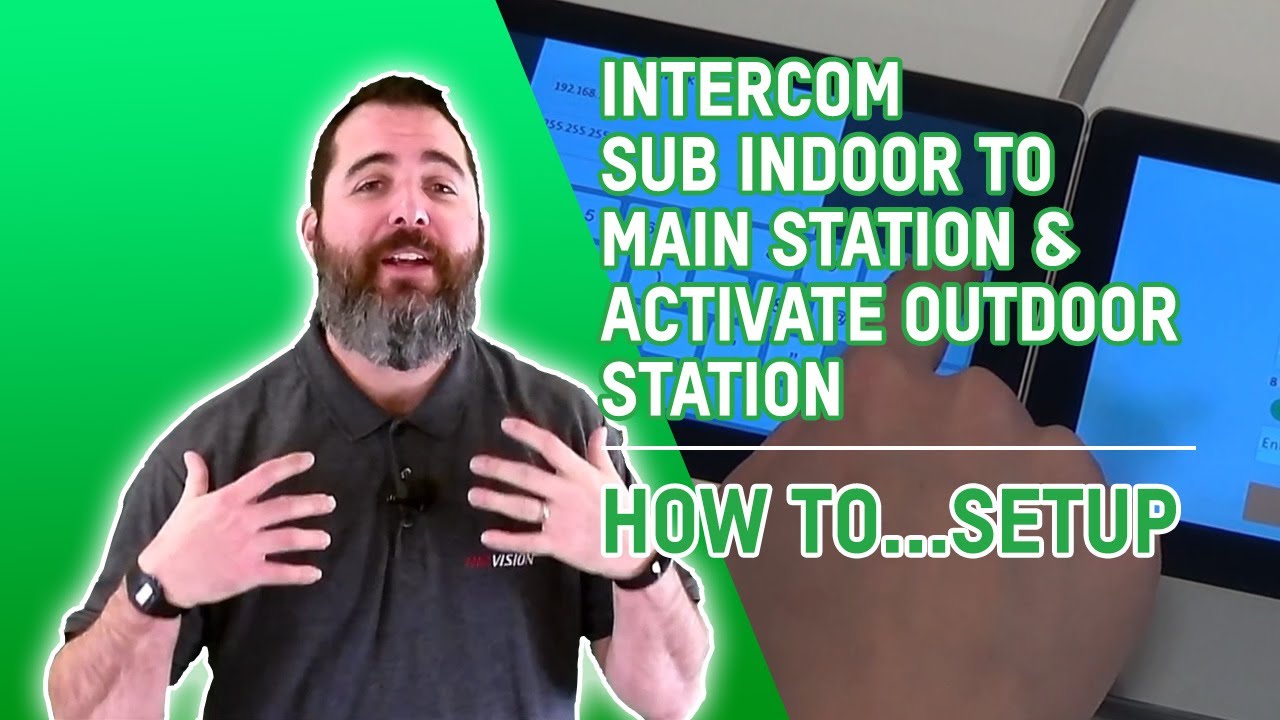 How to Set Up Intercom Sub Indoor to Main Station │ Weekly Technical ...