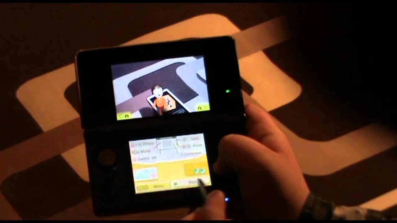3DS AR Game: Mii Pics + Star Pics - YouTube