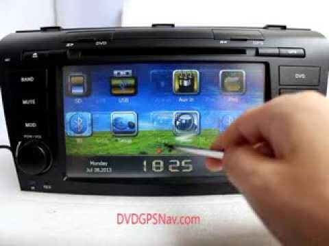 2 Din Mazda 3 DVD Player Radio Mazda3 GPS navigation Headunit with ...