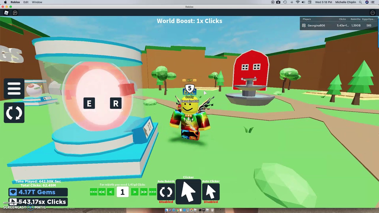 Roblox Clicking Simulator #7th place on the leader board - YouTube