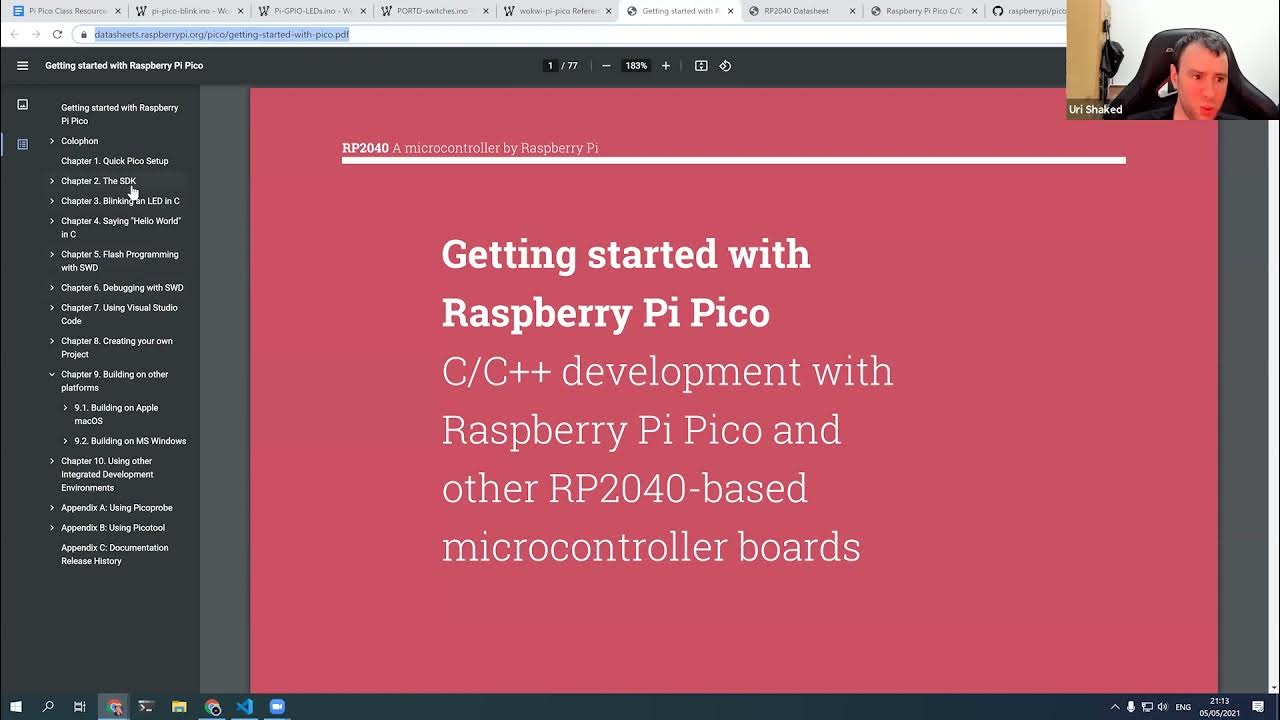 HackadayU: Raspberry Pi Pico and RP2040 - Class 1 - YouTube