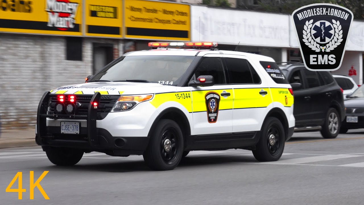 Middlesex-London Paramedics - Supervisor 1344 Responding - YouTube