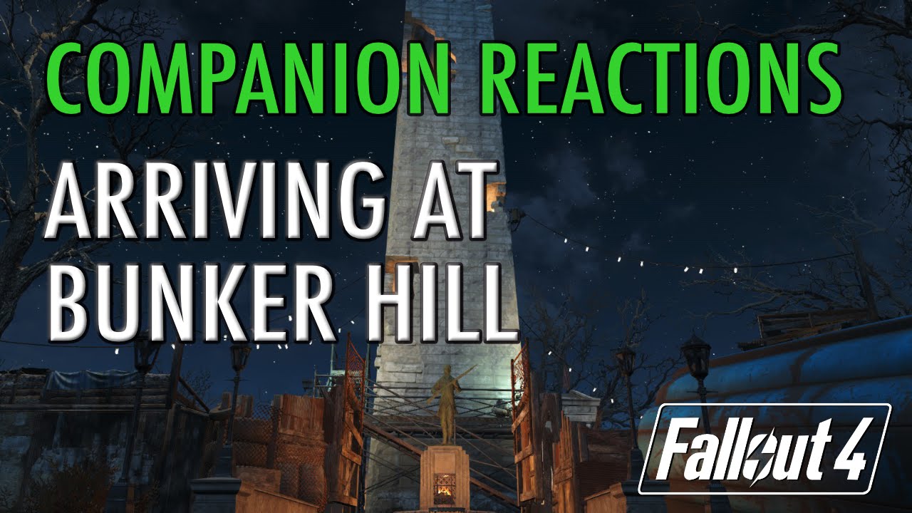 Companion Reactions, Bunker Hill, The Obelisk - Fallout 4 - YouTube