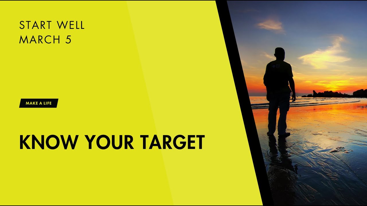 Know Your Target | Start Well March 2025 - YouTube