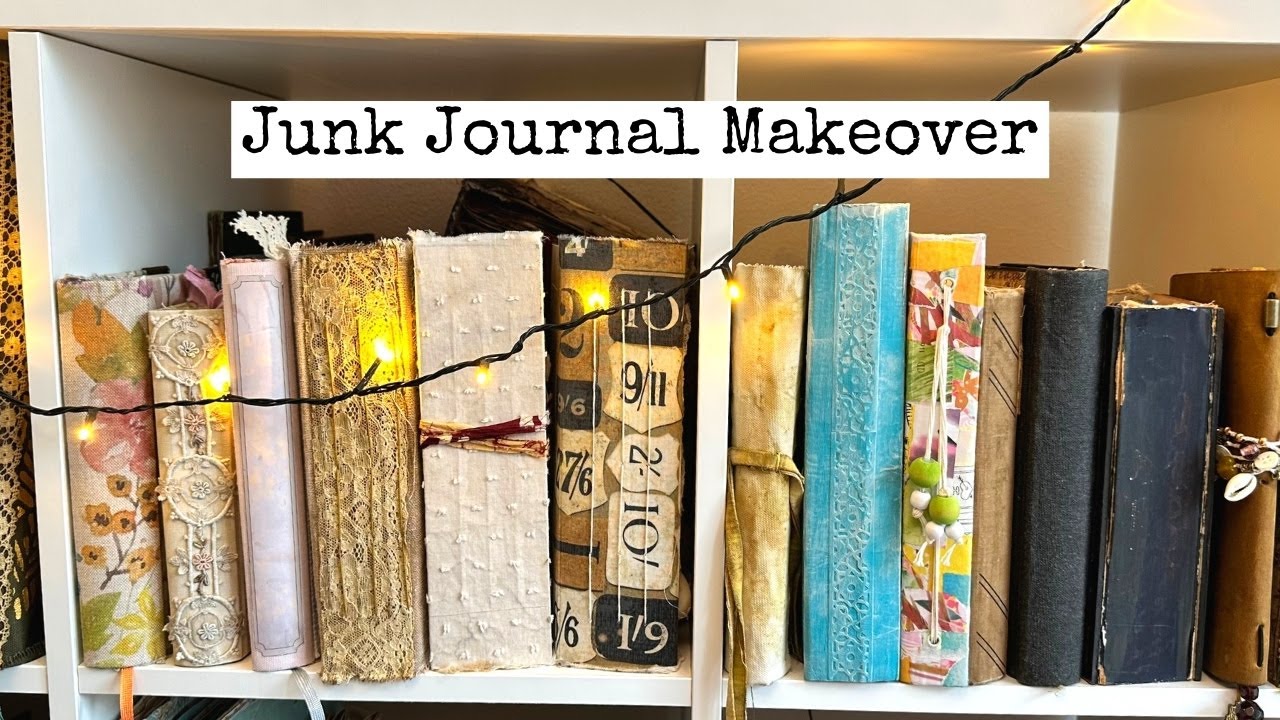 Easy Junk Journal Makeover - YouTube