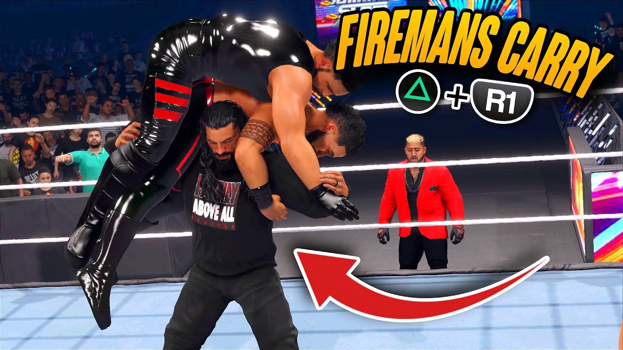 Best Ever Fireman's Carry Moves & Finishers in WWE 2K24 !!! - YouTube