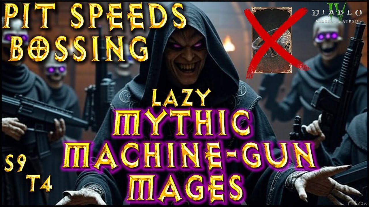 S9 LAZY MACHINE GUN MAGES PIT Speeds / Bossing Summoner ! Necromancer ...