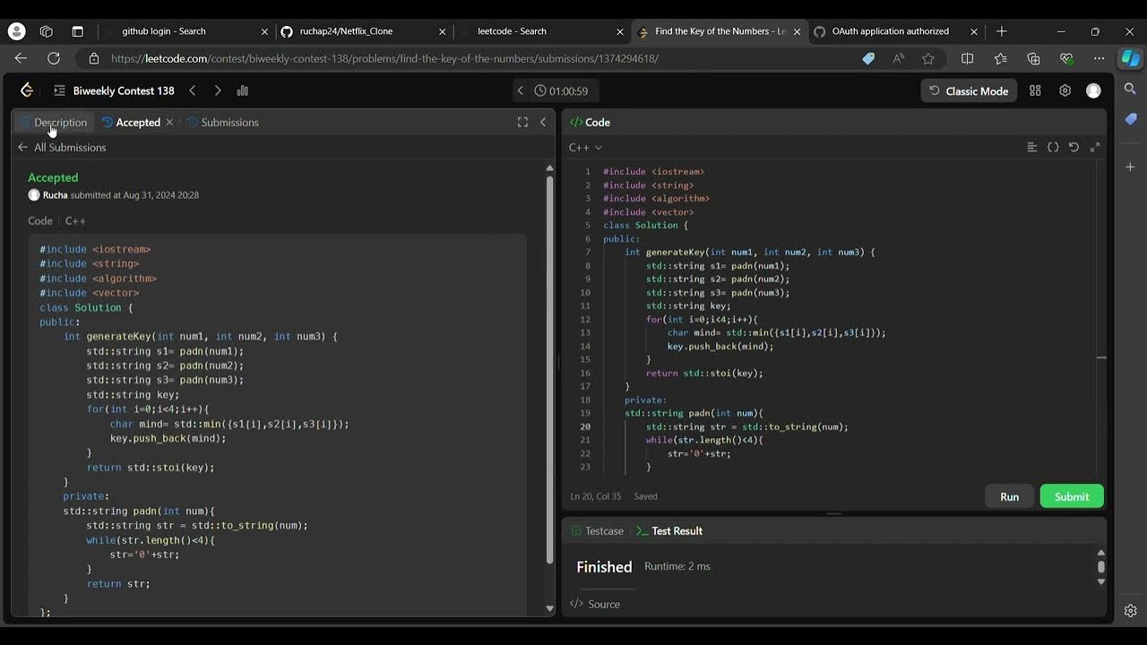 Leetcode Biweekly Contest Solution 138 Youtube