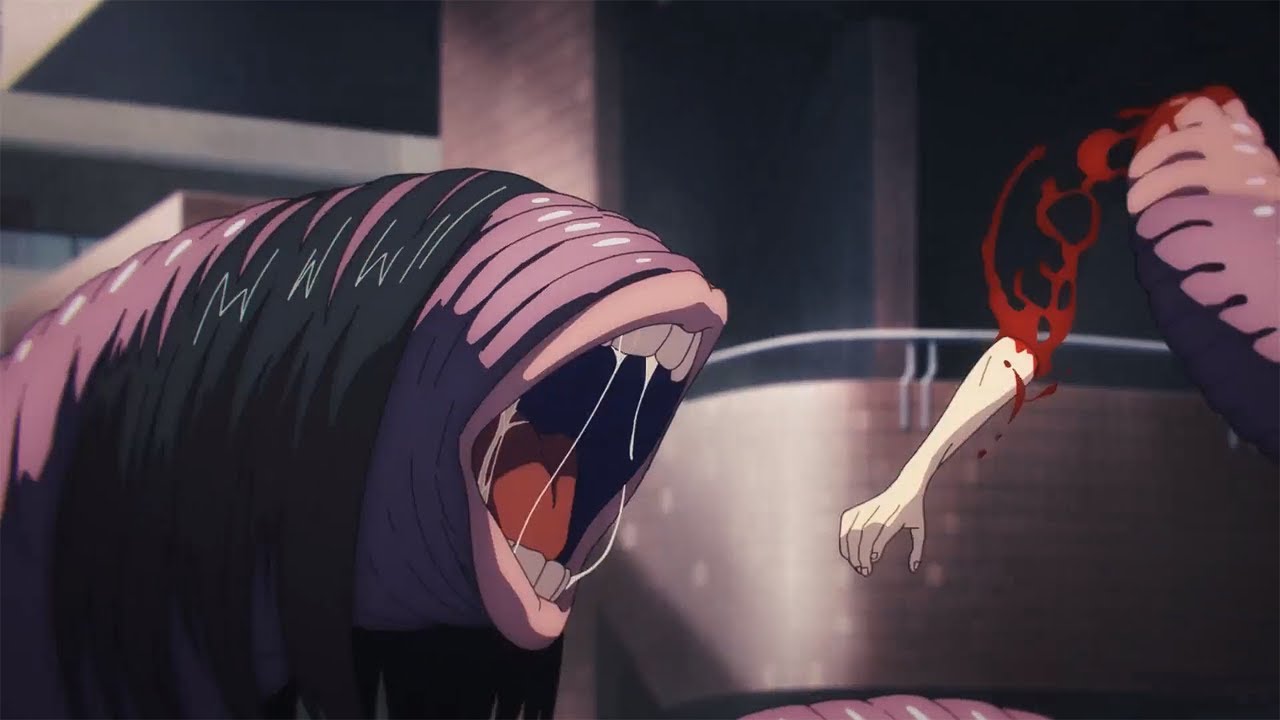 Denji's Arm Gets Eaten By Leech Devil【Chainsaw Man Ep 4】 - YouTube