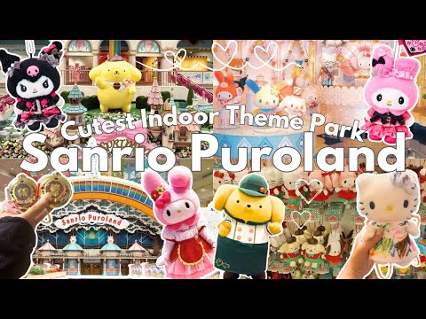 Sanrio Puroland Vlog 🎀 | Cute Food, Shopping Haul & Character Greetings