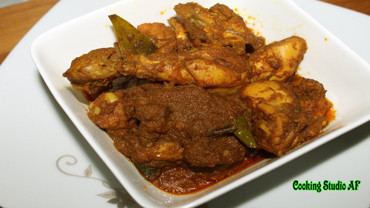 মুরগীর মাংস ভুনা | Easy Chicken Bhuna recipe | Bangladeshi Bhuna ...