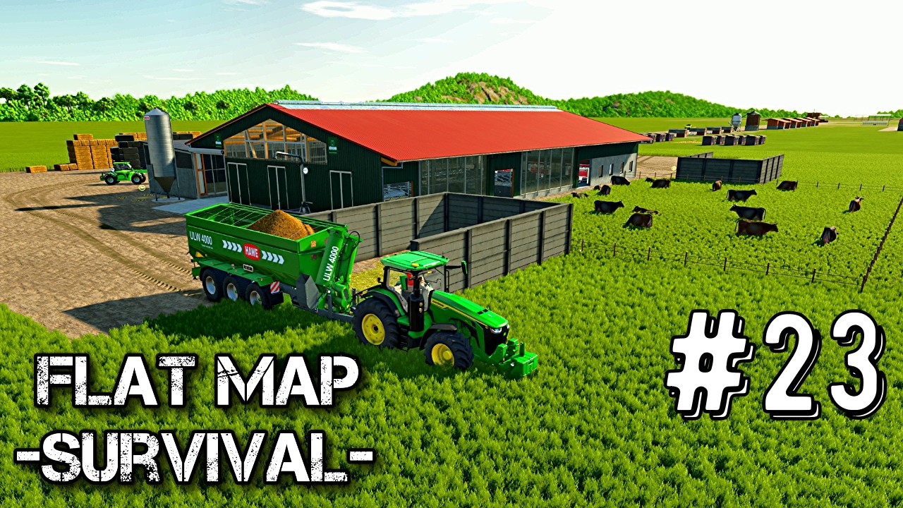 farming Simulator 25 Flat Map Timelapse Ep #23 survival map fs25 ...