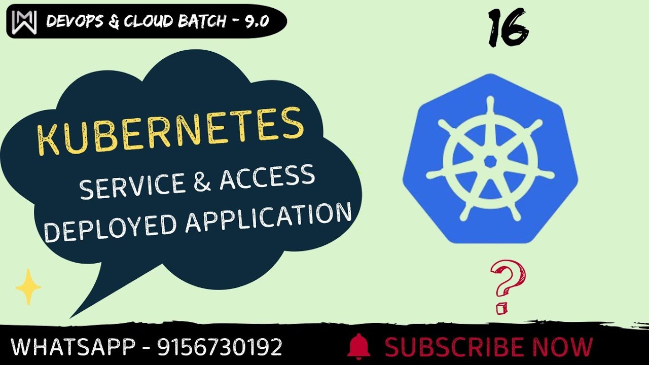 Session 16 | Kubernetes | What is K8s Service | How to access deployed ...
