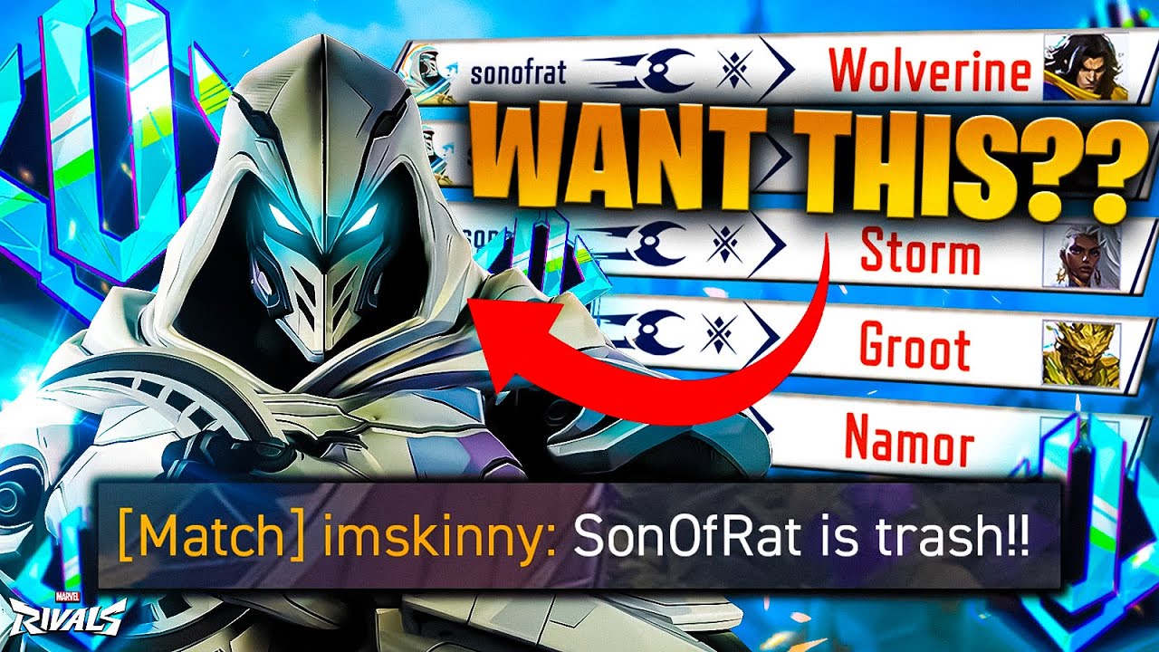 EASIEST way to make Marvel Rival thumbnails in photoshop - YouTube