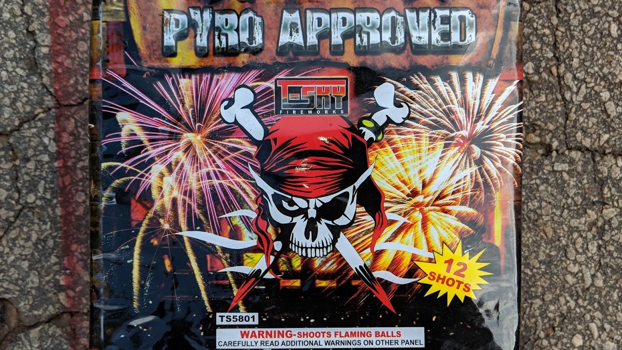 12shot 500gr 👍PYRO APPROVED👍( T-SKY Fireworks) - YouTube
