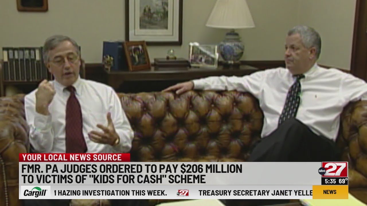 Pennsylvania Kids-for-Cash judges ordered to pay more than $200M - YouTube