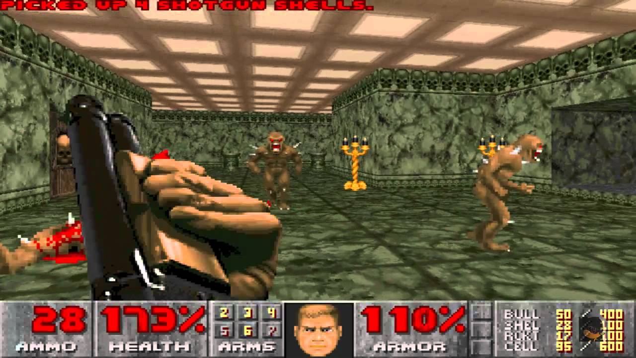 The Ultimate Doom E2M5 - Command Center - YouTube