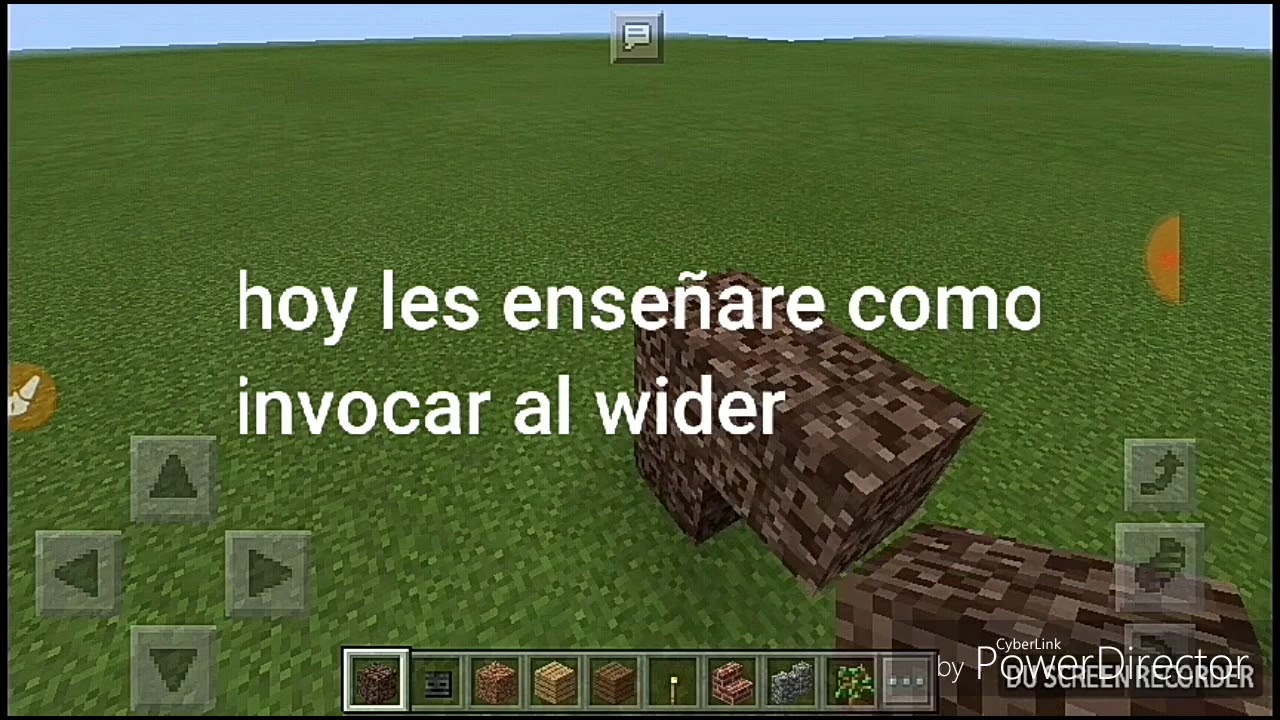 Cómo invocar al wider en Minecraft PE - YouTube