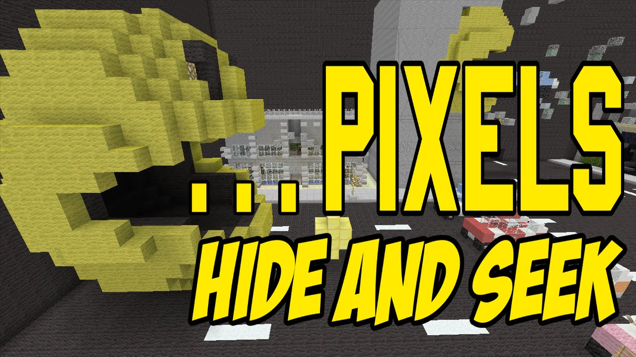 Minecraft xbox Hide and Seek -|- PIXELS -|- Group Madness !! - YouTube