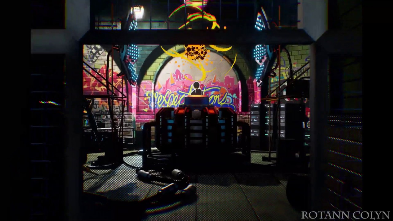 Into The Spider-verse Inspired Environment - YouTube