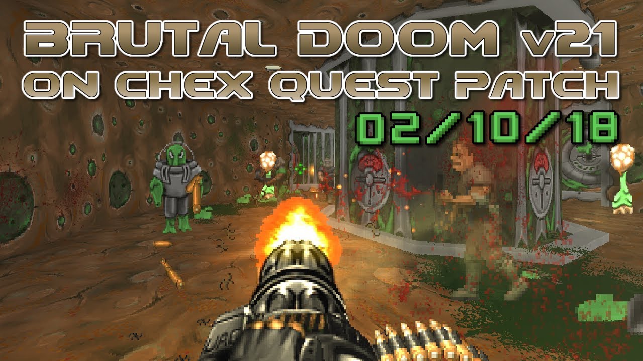 Brutal Doom v21 Chex Patch - Atualização 10/02/2018 - YouTube