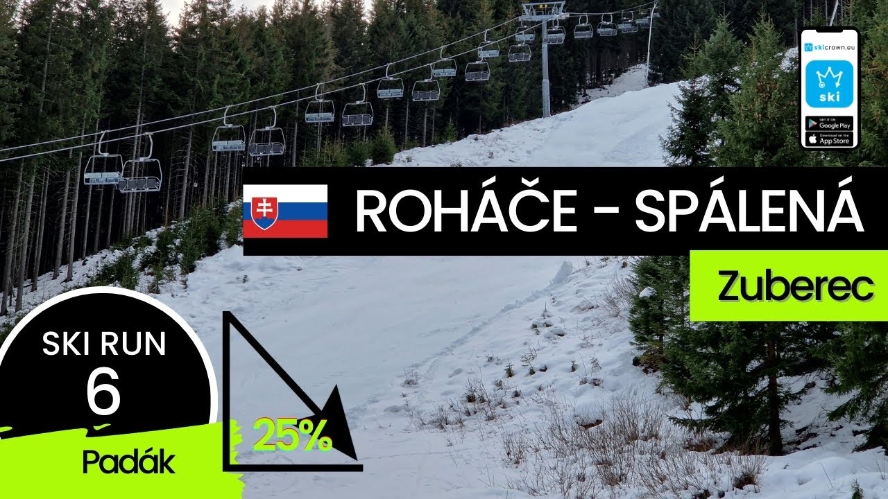Rohace Spalena / #8 of TOP 10 black ski runs in Slovakia - ski run 6 ...
