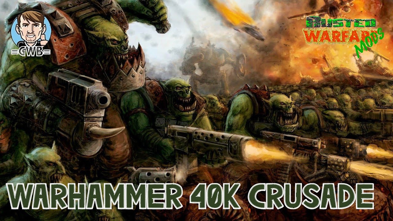 WARHAMMER 40K CRUSADE | Rusted Warfare mod | FFA битва - YouTube