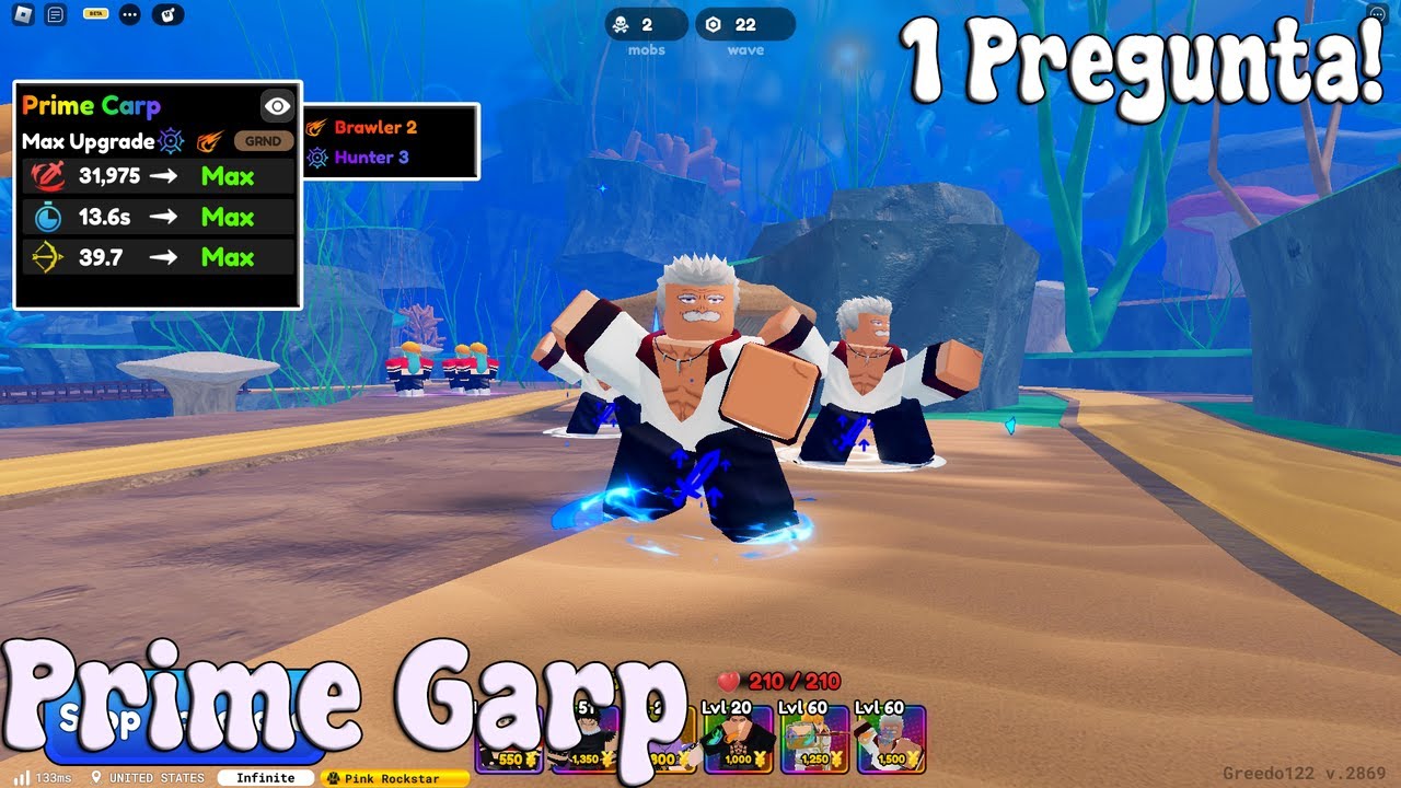 Consigo a *Prime Garp* + 1 Pregunta! | Anime Defenders - YouTube